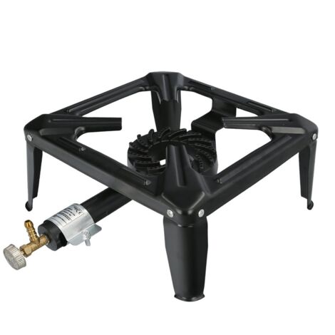 Cuisinière à gaz 4 pieds 30x30 cm. Puissance 4 000 watts.