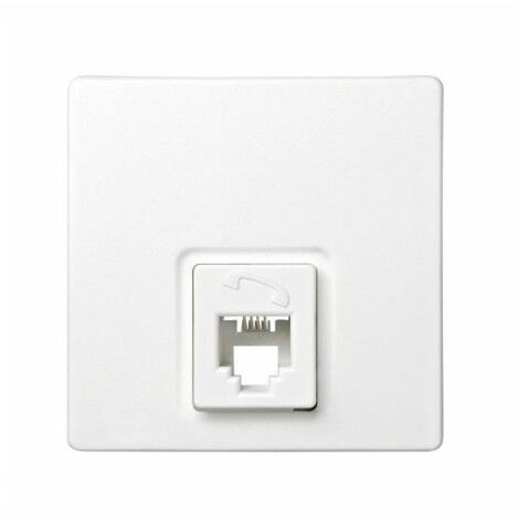 Prise téléphonique RJ11 BLANC Simon 73 Loft 73480-60