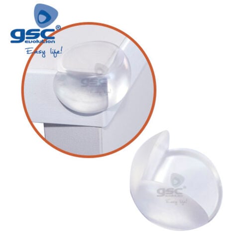 Jeu de 4 protections d'angle en silicone transparent GSC 003802790