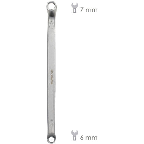 Clé Etoile Perforée Plus Acier Chrome Vanadium 6x7 DIN 838