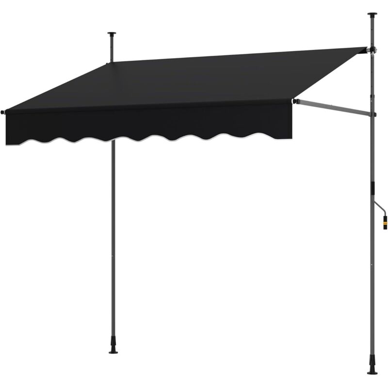 GOPLUS Store Banne sans Percage, Store Banne Manuel avec Hauteur et ...