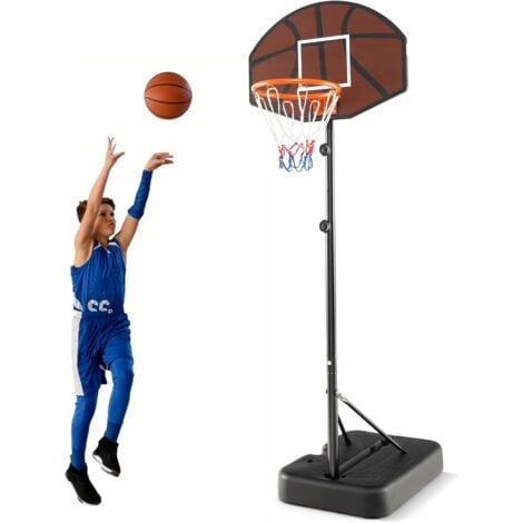 GOPLUS Panier de Basket-Ball Mobile, Support de Panier de Basket-Ball ...