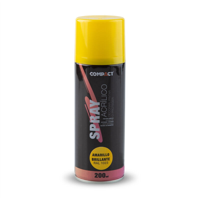 Vernice spray acrilica giallo brillante 200 ml
