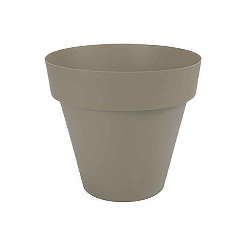 Vaso iniezione color tortora ø14cm