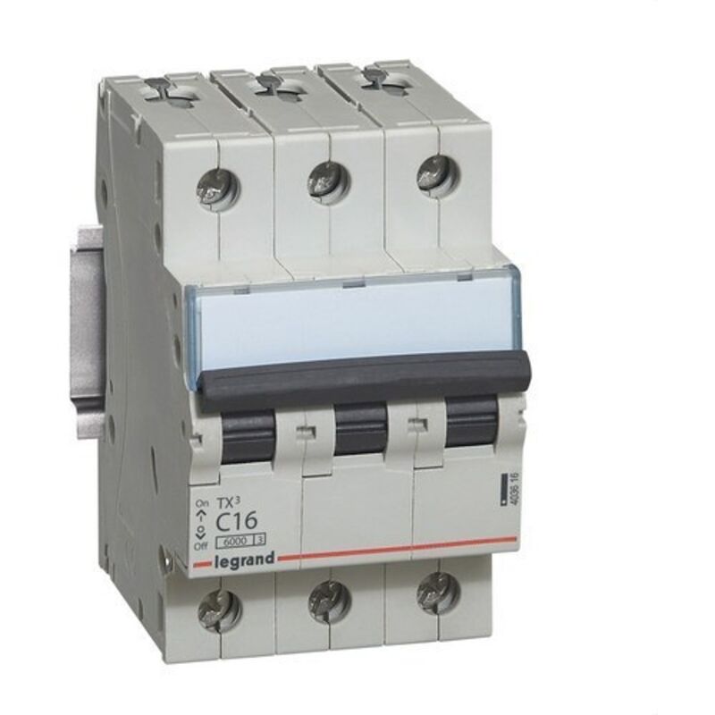 Interruttore automatico TX3 6kA-C 3P 16A