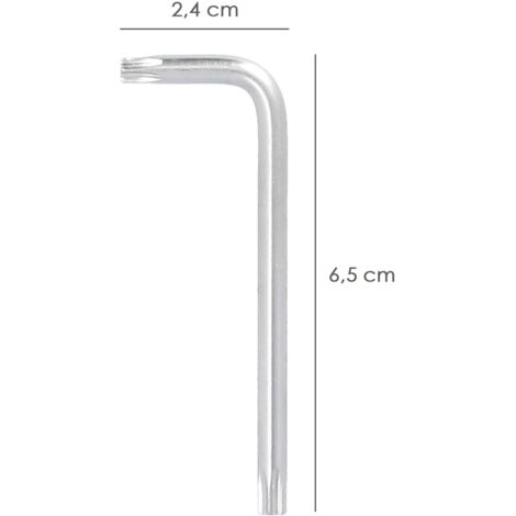 Chiave Torx Antimanomissione Standard Acciaio Cromo Vanadio ...