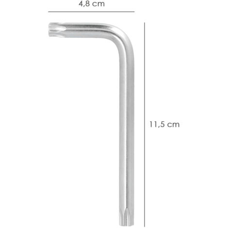 Chiave Torx Antimanomissione Standard Acciaio Cromo Vanadio ...