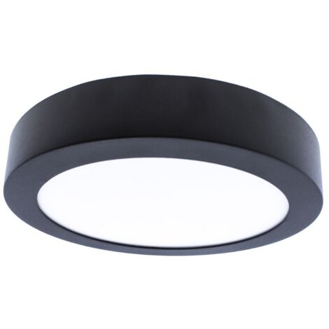 Plafoniera LED Gelys IP54 18W 4000K tonda antracite