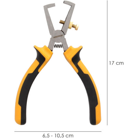 WOLFPACK LINEA PROFESSIONAL Pinza spelafili 150 mm. Pinza spelafili in ...