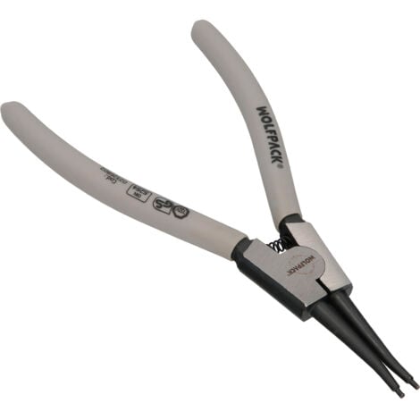 Pinza dritta per rondelle esterne 175 mm. Acciaio Din 5254