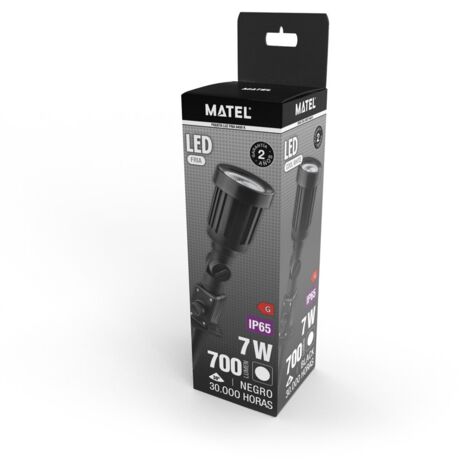 matel led picchetto da giardino ip65 7w freddo