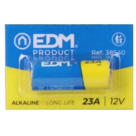 EDM max-pro batteria alcalina 23a 12v telecomando ø10,3x28,5mm