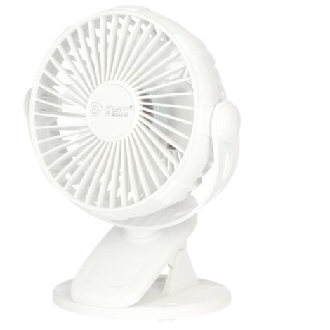 Mini ventilatore USB a clip Fune 3W Bianco