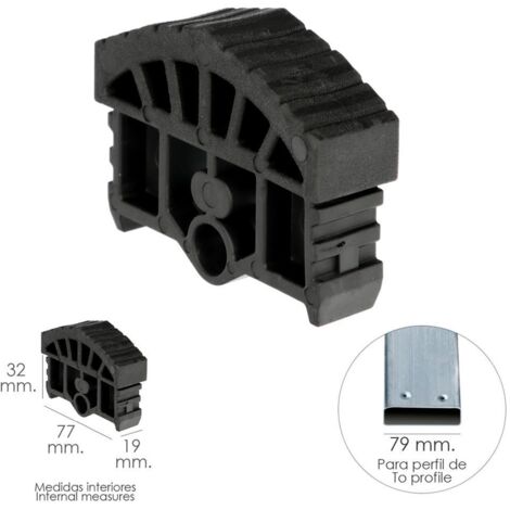 Pronor Tappi per scale a 3 sezioni e scale a 2 sezioni con 12+12 pioli ...