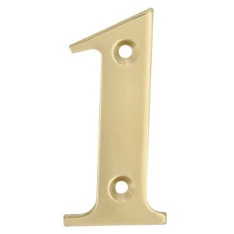 Numero 1 ottone 10cm 2670 amico