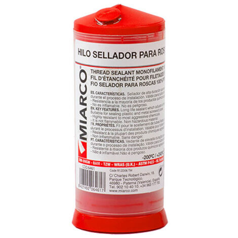 Rotolo filo Teflon PTFE 175mt 6461 miarco