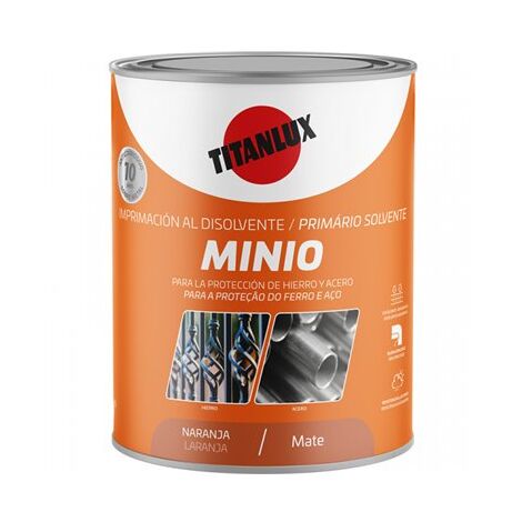 Minium titanlux arancione senza piombo 250ml 3040 titanlux