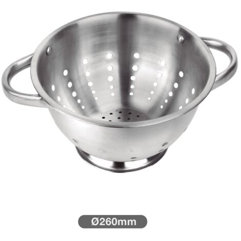 Colino in acciaio inox con manici Ø21,8cm