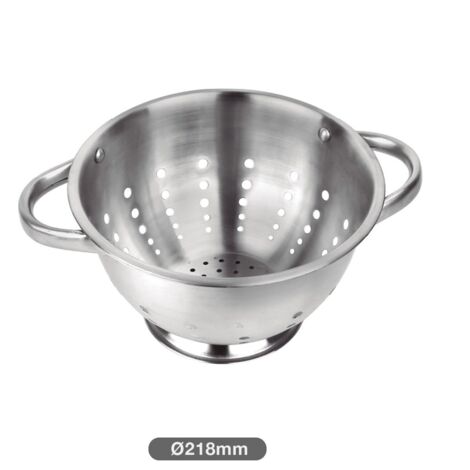 Colino in acciaio inox con manici Ø26cm