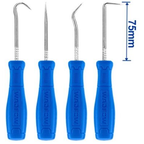 Set di 4 ganci WADFOW, acciaio al carbonio, impugnatura in PP, ideale ...