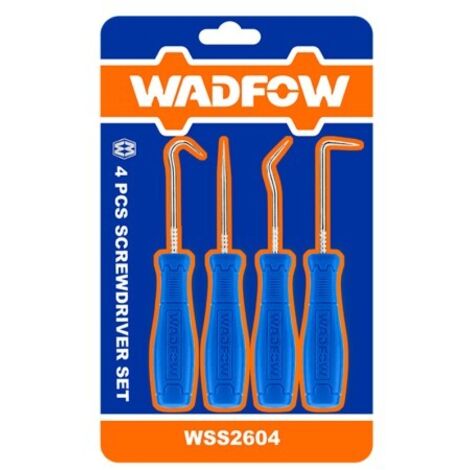 Set di 4 ganci WADFOW, acciaio al carbonio, impugnatura in PP, ideale ...