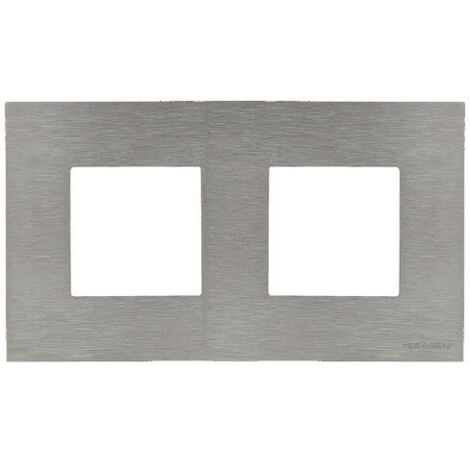 Cornice 2 elementi INOX NIESSEN ZENIT N2272 OX