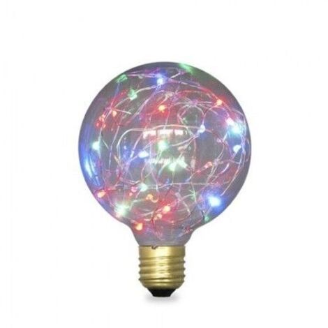 Lampadina Starlight Globe LED G95 2W E27 RGB