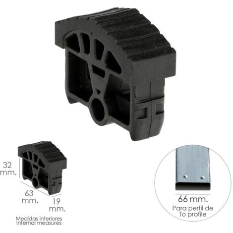 Tappi per scale Pronor 2 sezioni con 10+10 pioli (profilo 66 mm)