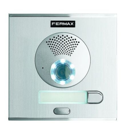 FERMAX 40708 CITY S1 CP101 DUOX PLUS targa in alluminio anodizzato per abitazioni, apertura ...