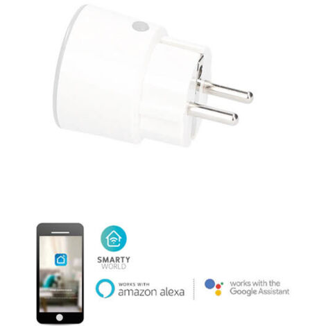 WIFI 3680W smart plug con interruttore ON/OFF Google e Alexa
