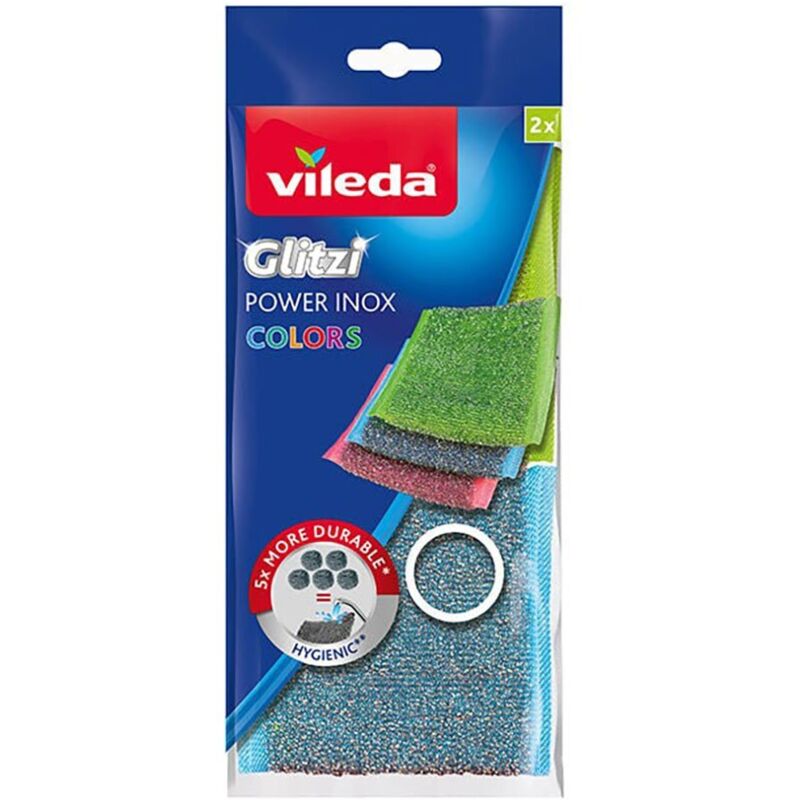 VILEDA „Glitzi“ Schrubber aus zweifarbigem Edelstahl