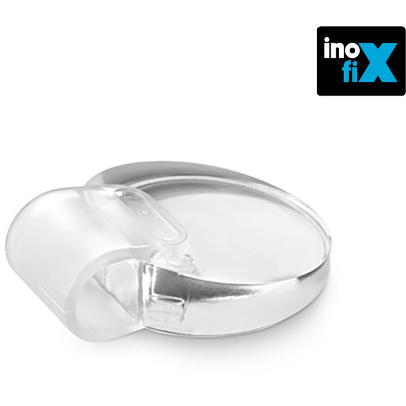 Leiser transparenter Klebestopfen INOFIX Blister