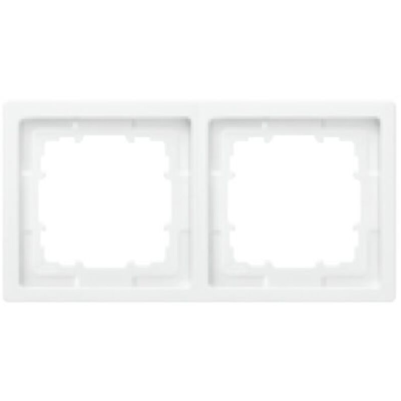 Rahmen 2 Elemente Siemens Delta Style WHITE POLAR 5TG13220WH