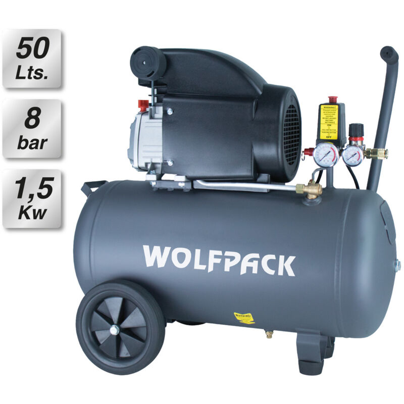 Wolfpack Kompressor 50 Liter 2,0 PS ölfrei