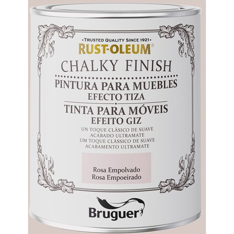 Rust-Oleum Chalky Finish Furniture Dusty Pink 750 ml BRUGUER