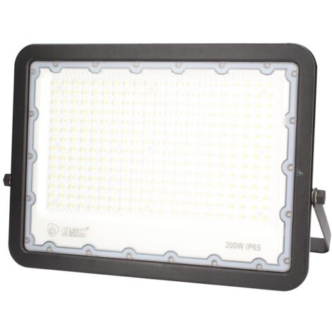 Aluminium LED-Projektor 200W 4000K IP65 Schwarz