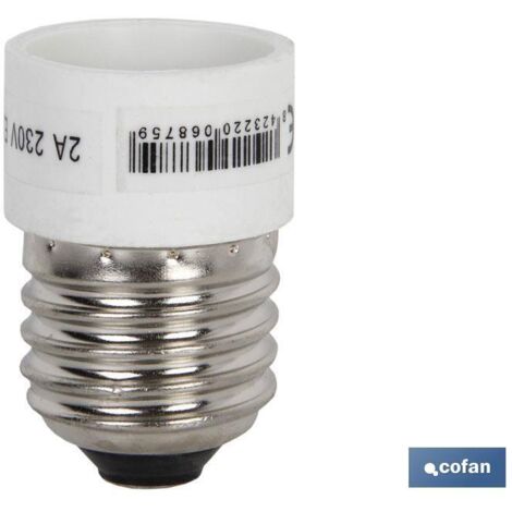 Fassungsadapter E27 - E14