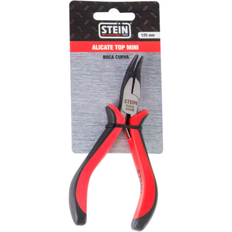 Mini-Krugzange mit gebogenem Mund, 125 mm