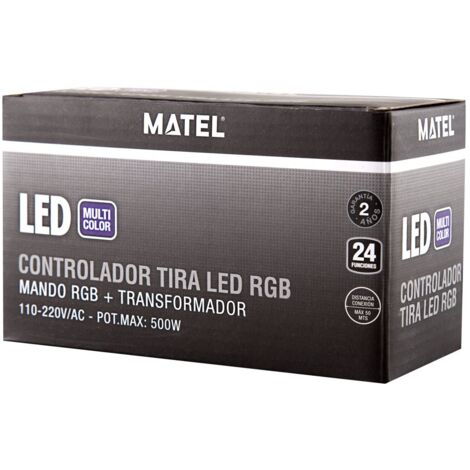 Matel LED-Streifen-Controller 230 V RGB 24 Funktionen