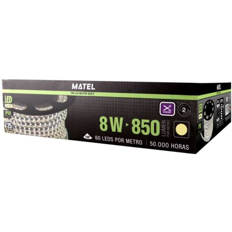 Matel LED-Streifen 220 V IP68 25 Meter smd5050 neutral