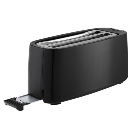 Schwarzer Design-EDM-Doppel-Langschlitz-Toaster mit 1400 W
