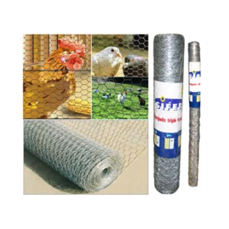 Sifer Triple Twist Gitternetz 41 x 1,00 Metrorollo 50