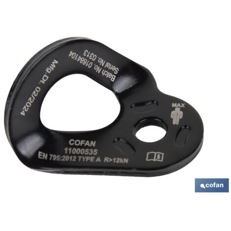 Ankerplatte gemäß EN 795:2012 Typ A aus Stahl (23 kN ...