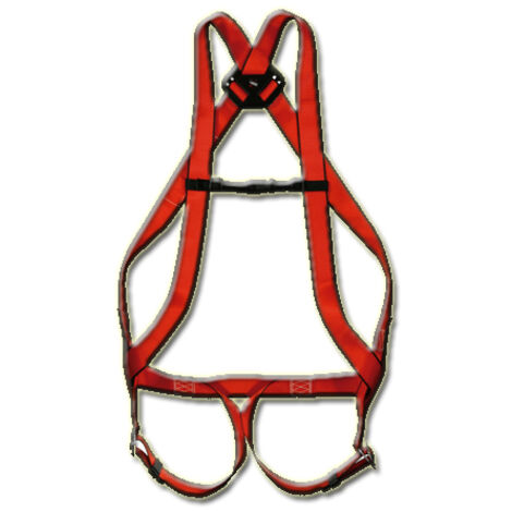 CLIMAX-Auffanggurt-Set mit 1,5 m langem Haltegurt + 2 Verbindungsstücken + Tasche