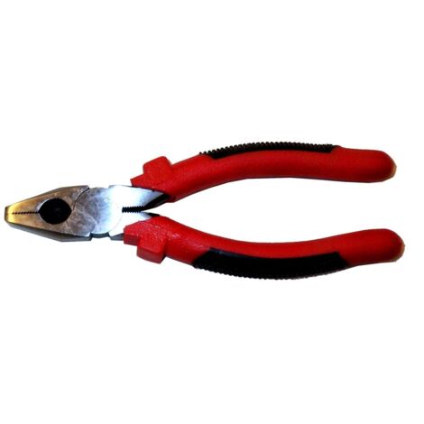 Universalzange 8" schwarzer und roter Griff C0013 LAMS