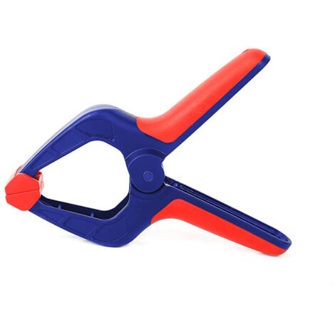 19-mm-Federklemme mit ergonomischem Griff aus verstärktem Nylon in Blau ...