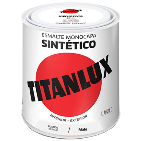 Mattweißer Emaillelack 750ml Titanlux