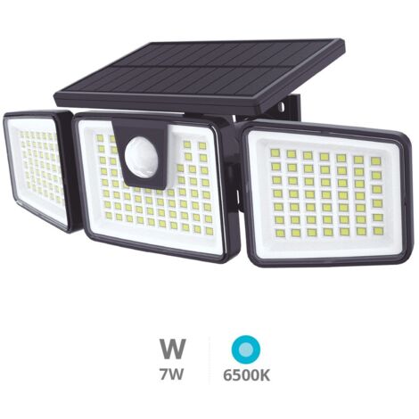 Marlo LED Solar Wandleuchte mit Bewegungs- und Dämmerungssensor, 7W, 6500K