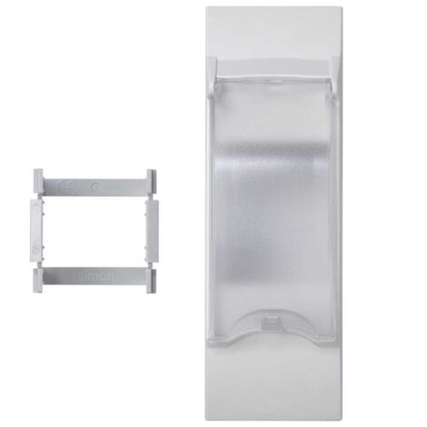 Platte K45 3 Mechanismen für Differentialschalter DIN Weißschnee SIMON ...