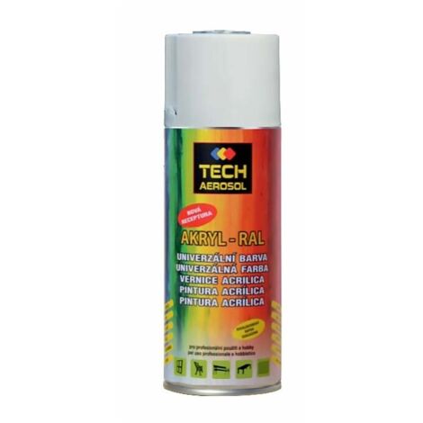 Mehrzweck-Acryl-Emaille-Spray 400 ml Mattschwarz RAL 9005 ...